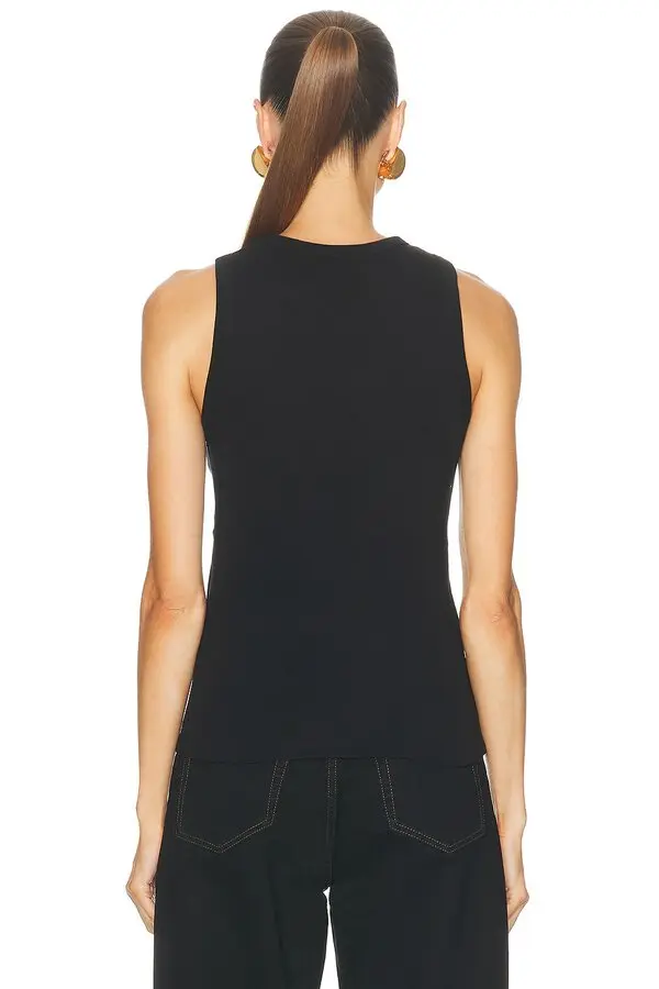 Saint Laurent Cassandre Tank Top - Noir