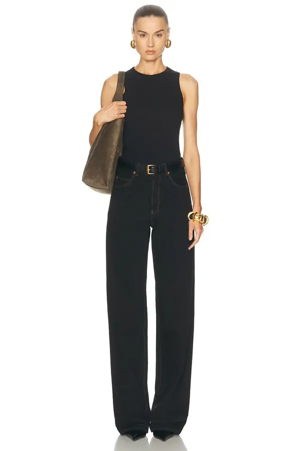 Saint Laurent Cassandre Tank Top - Noir