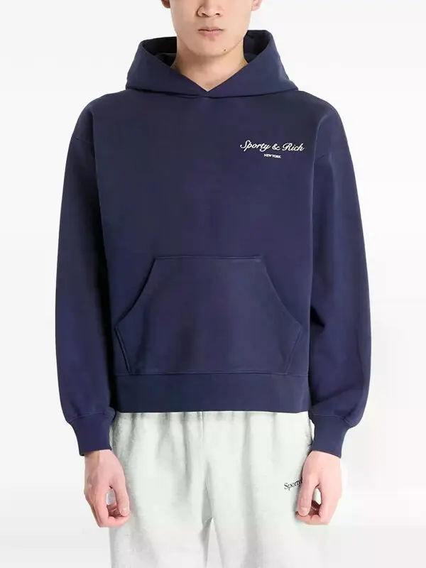 Sporty & Rich Logo-print Hoodie