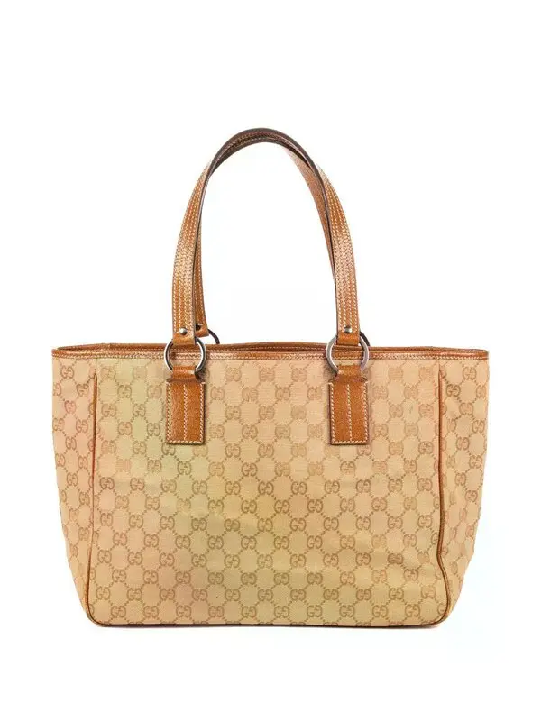 Gucci Gg Canvas Tote Bag - Neutrals