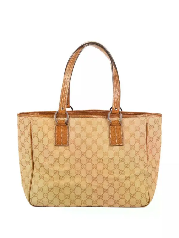 Gucci Gg Canvas Tote Bag - Neutrals