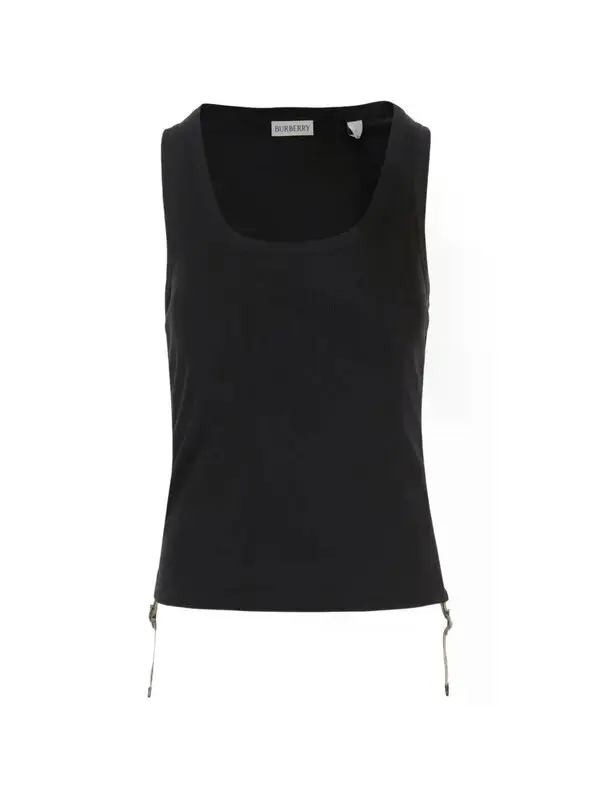 Burberry Side-tie Top - Black