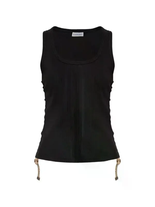 Burberry Side-tie Top - Black