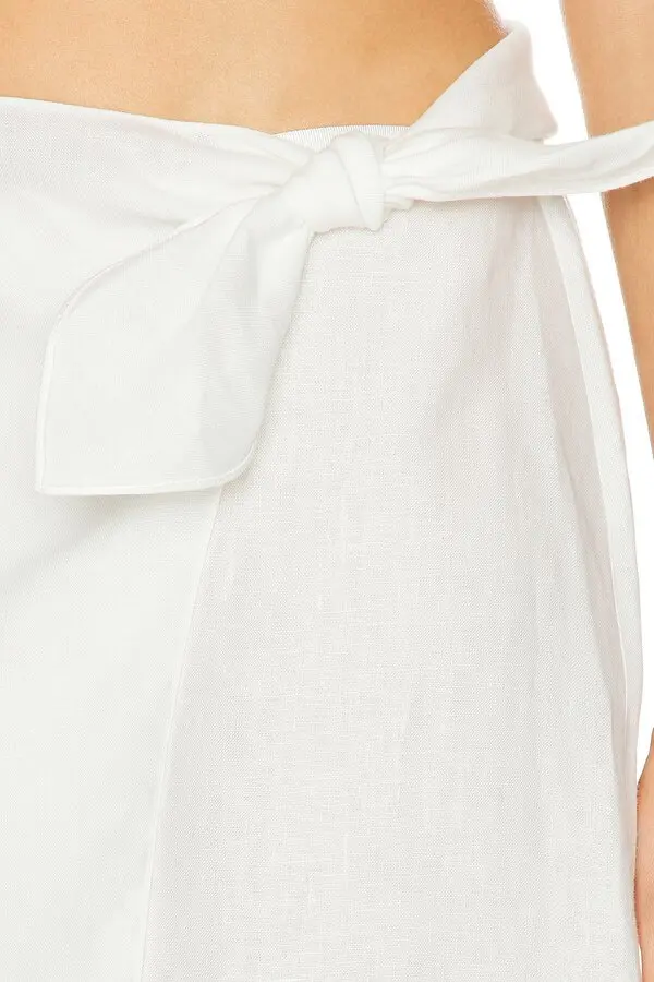 Ralph Lauren Trina Maxi Wrap Skirt - Cream