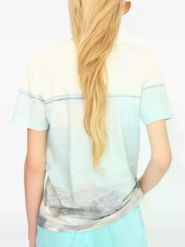 Chloé Graphic-print T-shirt - Blue