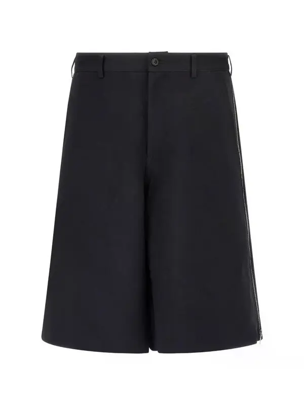 Comme Des Garçons Herringbone Side-zip Shorts