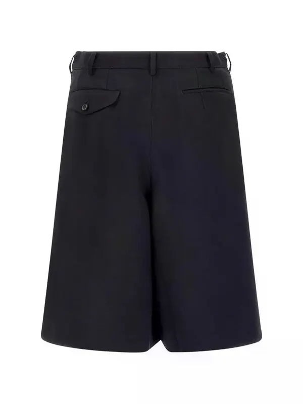 Comme Des Garçons Herringbone Side-zip Shorts