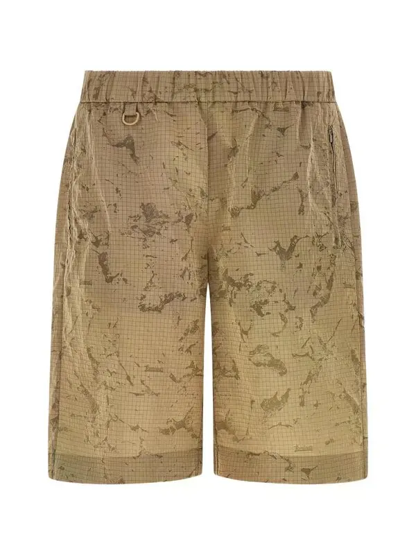 Herno Camouflage-print Bermuda Shorts - Neutrals