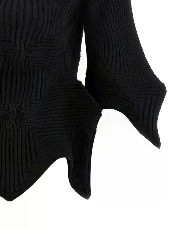 Issey Miyake Linkage Ribbed-knit Top