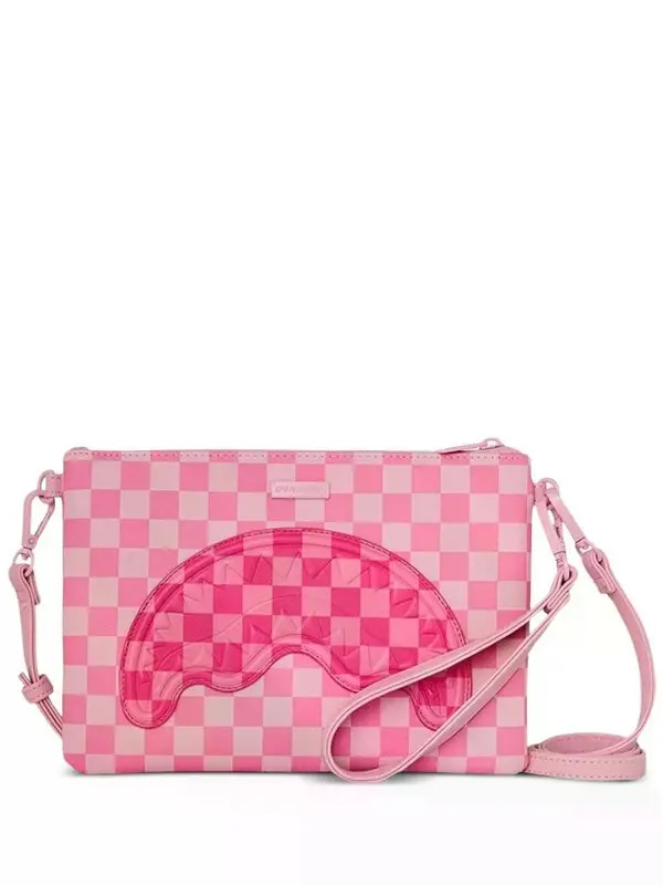 SPRAYGROUND Sharks In Paris Checkered Clutch