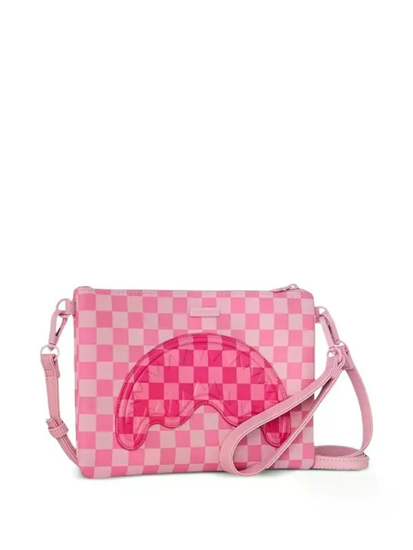 SPRAYGROUND Sharks In Paris Checkered Clutch