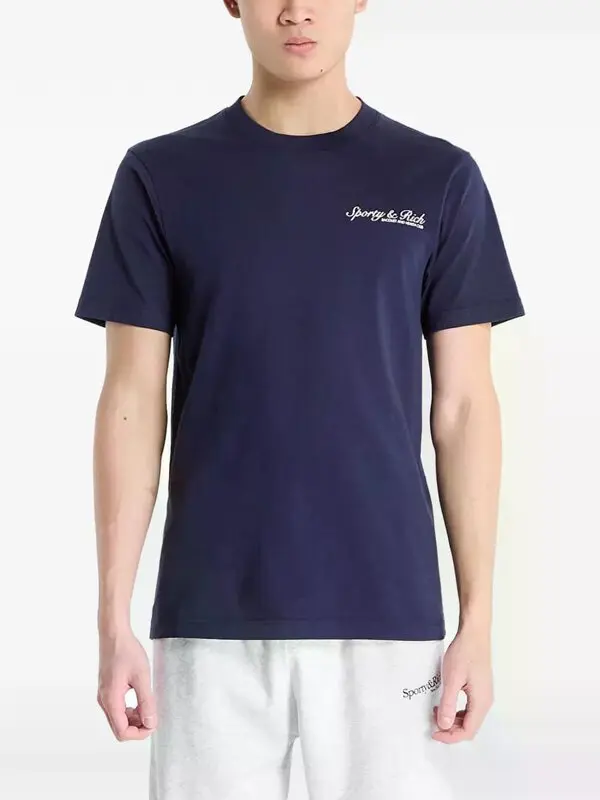 SPORTY & RICH Syracuse Logo-print T-shirt