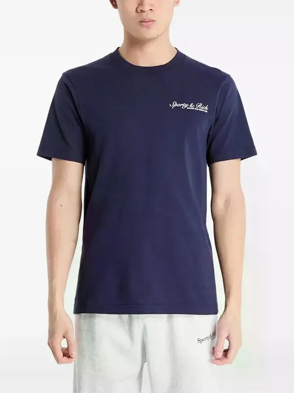 SPORTY & RICH Syracuse Logo-print T-shirt