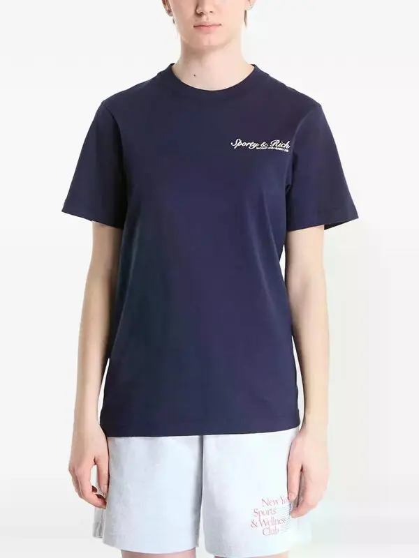 SPORTY & RICH Syracuse Logo-print T-shirt