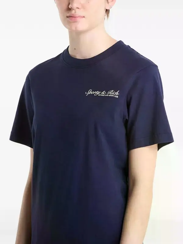 SPORTY & RICH Syracuse Logo-print T-shirt