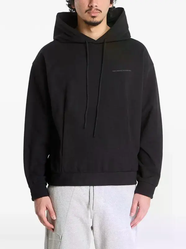 POST ARCHIVE FACTION Logo-detail Hoodie