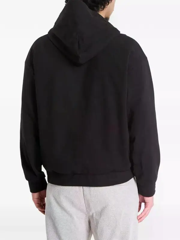 POST ARCHIVE FACTION Logo-detail Hoodie