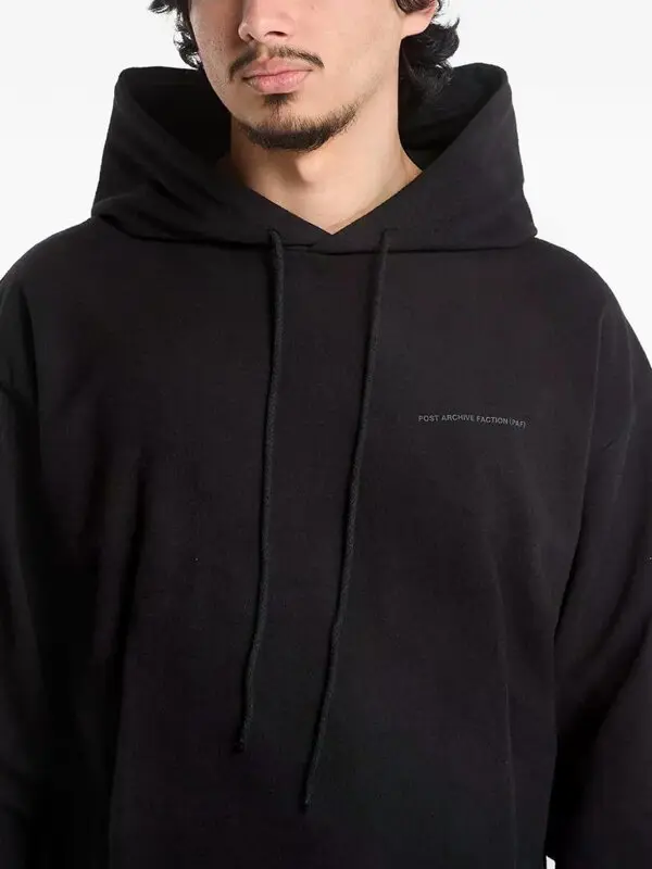 POST ARCHIVE FACTION Logo-detail Hoodie