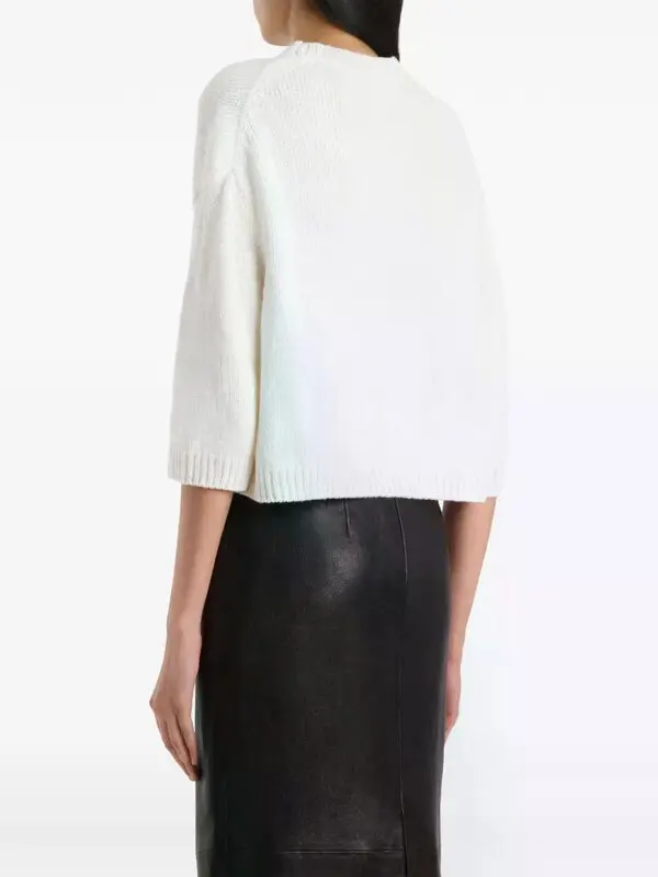 Khaite Sabina Cashmere Sweater - White