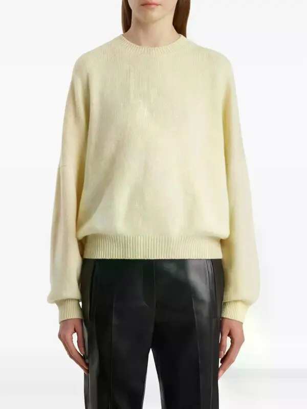 Khaite Margaux Cashmere Sweater - Yellow