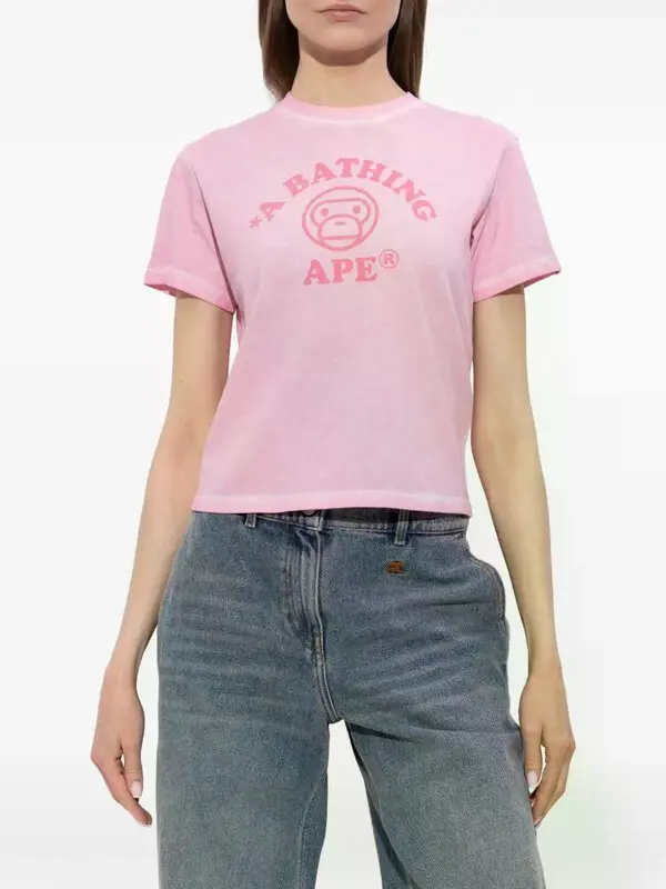 A BATHING APE Logo-print T-shirt