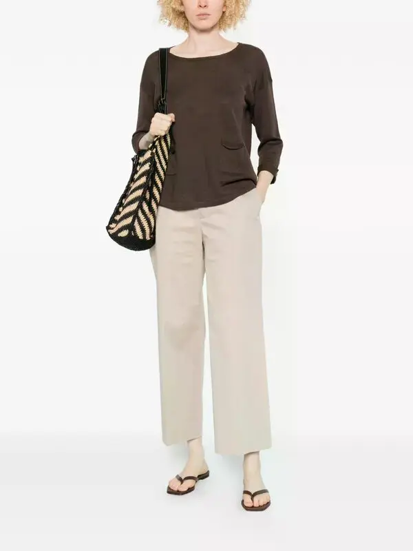ANNE CLAIRE Patch-pockets Top