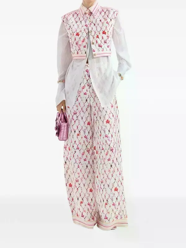 GENNY Floral Print Trousers