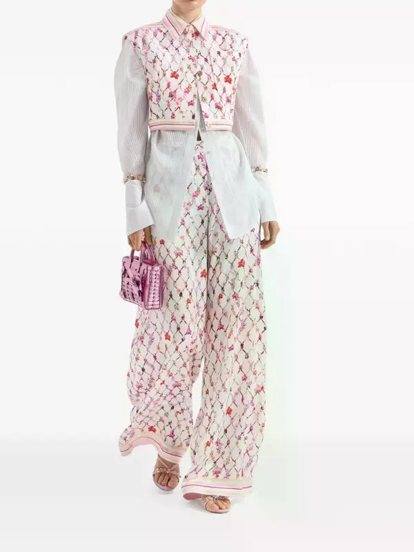 GENNY Floral Print Trousers
