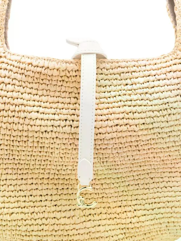 COCCINELLE Woven Shoulder Bag - Neutrals