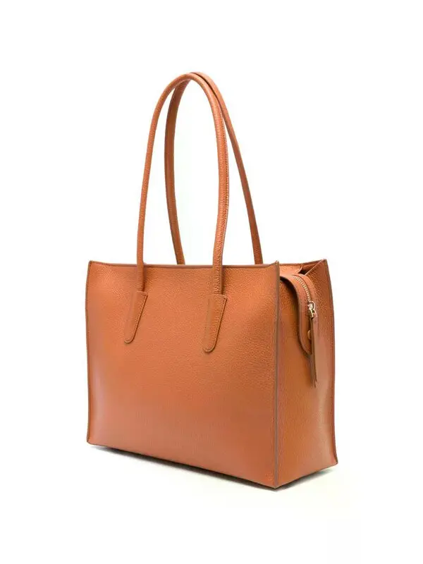 COCCINELLE Medium Myrtha Logo-debossed Tote - Orange
