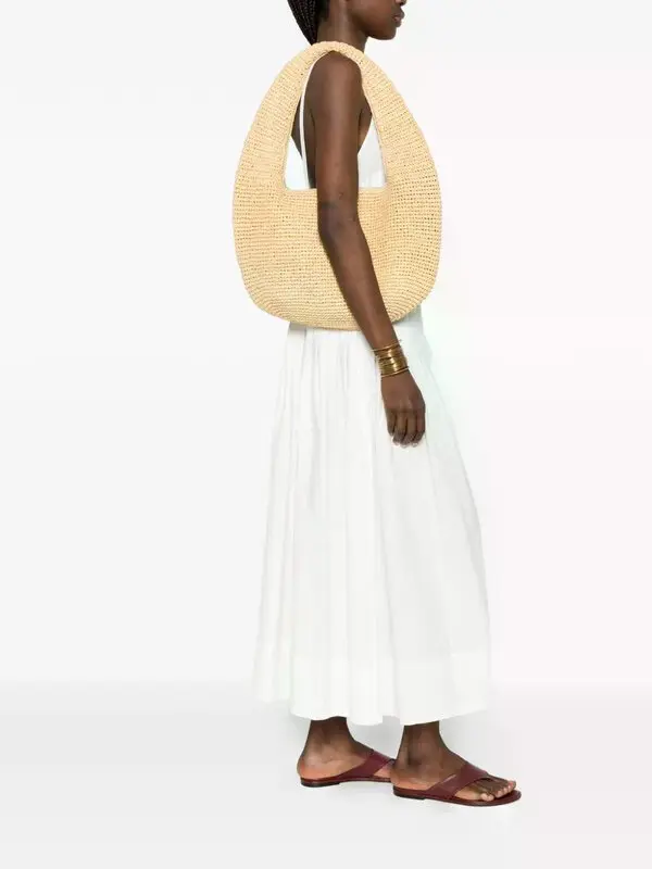 COCCINELLE Woven Shoulder Bag - Neutrals