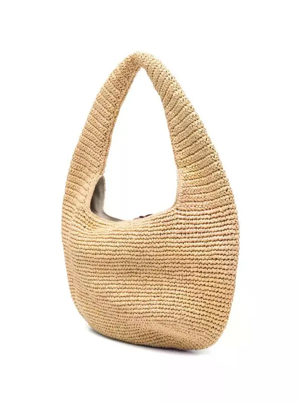 COCCINELLE Woven Shoulder Bag - Neutrals