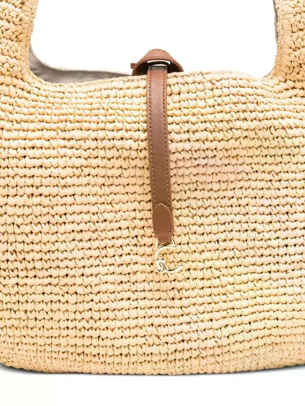 COCCINELLE Woven Shoulder Bag - Neutrals