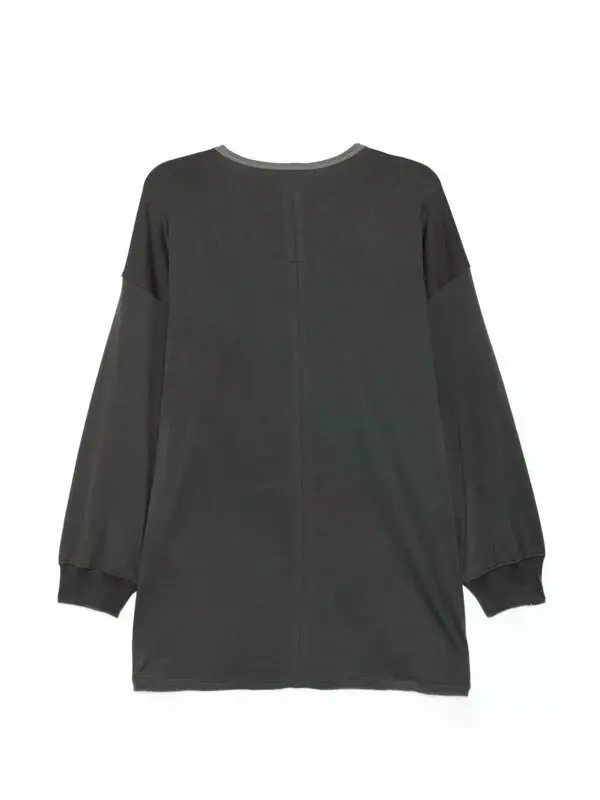 THE VIRIDI-ANNE Henley-neck T-shirt