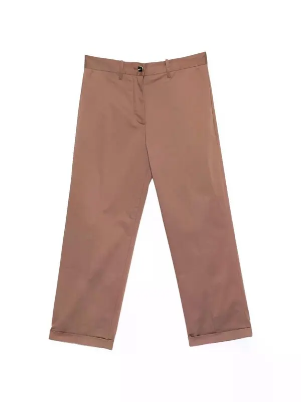 NINE:INTHE:MORNING Pressed-crease Turn-up Trousers
