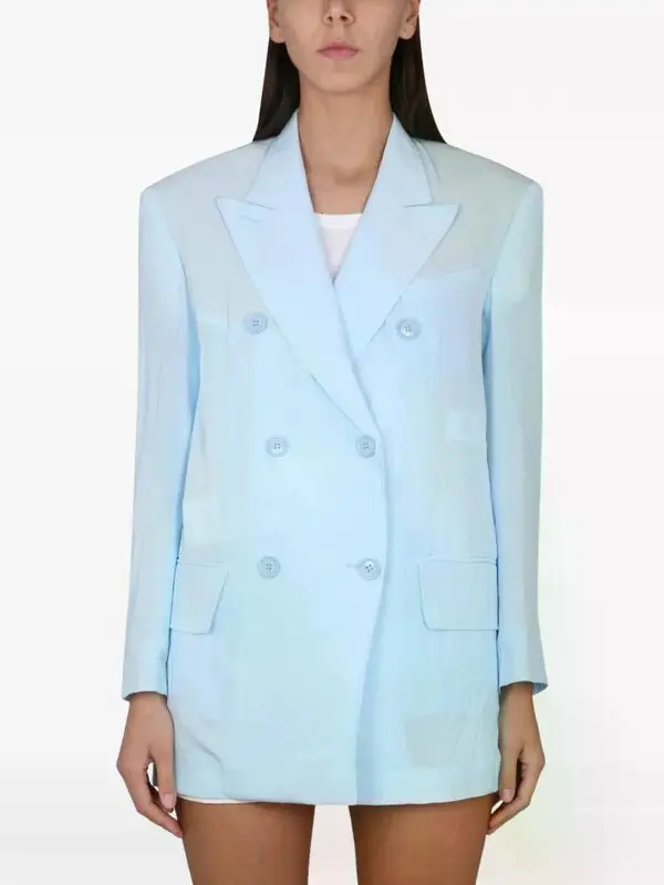 Max Mara Double-breasted Blazer - Blue