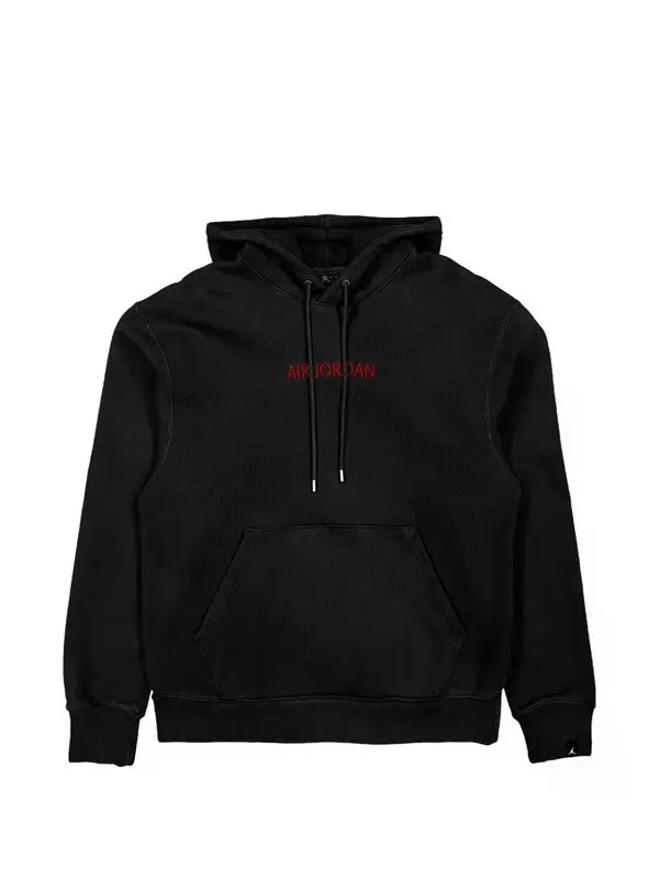 JORDAN Wordmark Fleece Hoodie - Black