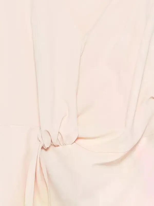 Patrizia Pepe V-neck Draped Blouse