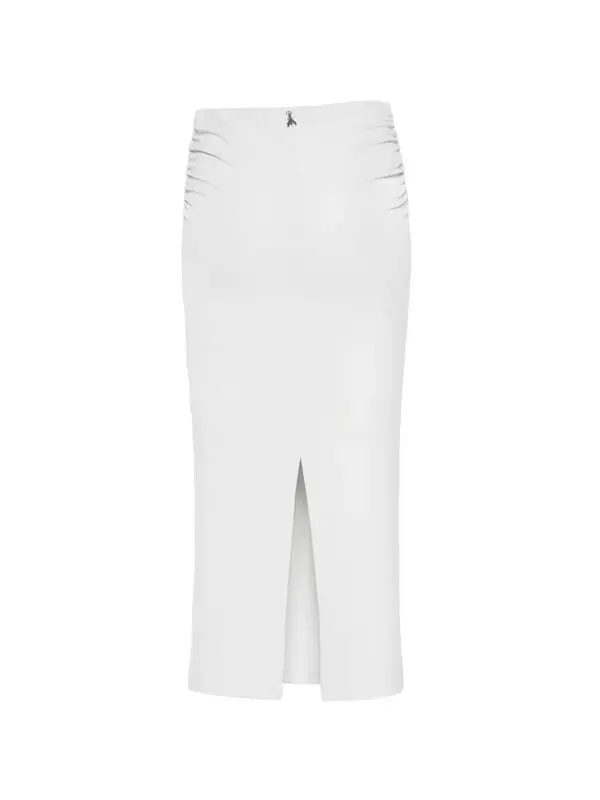 Patrizia Pepe Draped Ruched Midi Skirt