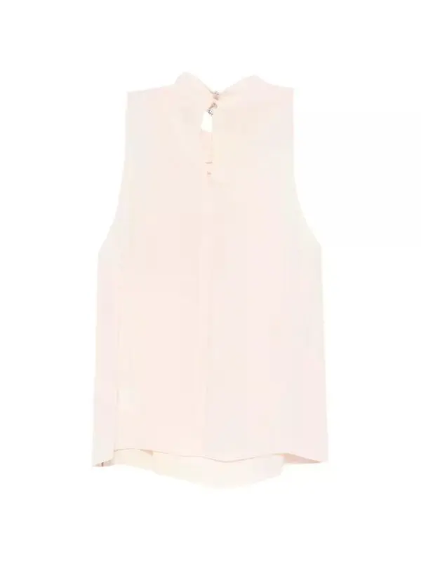 Patrizia Pepe Asymmetric Ruched Top