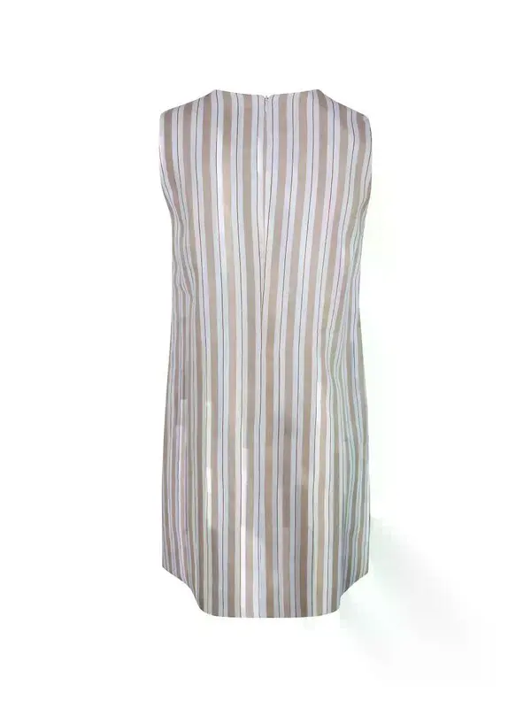 SEMICOUTURE Striped Linen Dress