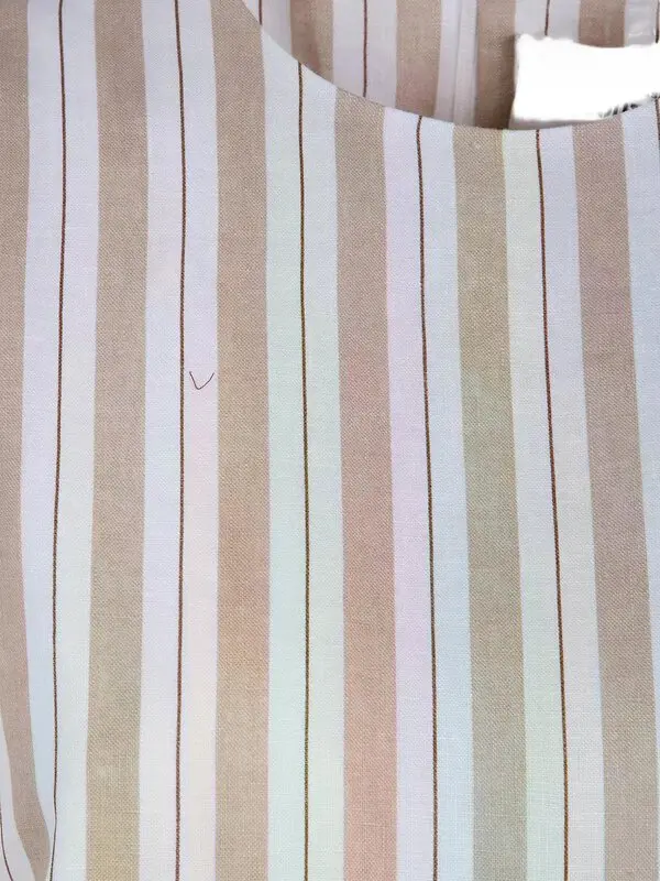 SEMICOUTURE Striped Linen Dress