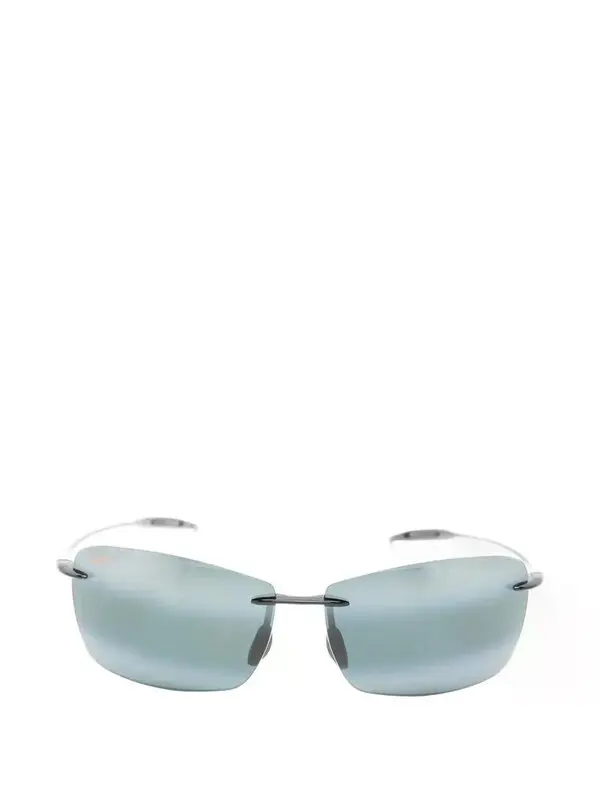 Maui Jim Rimless Rectangle Sunglasses - Black