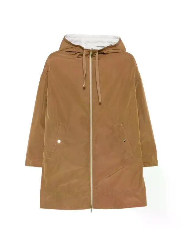 Herno Hooded Coat - Neutrals