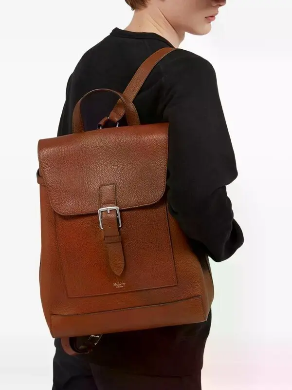 Mulberry Buckle-fastening Leather Backpack
