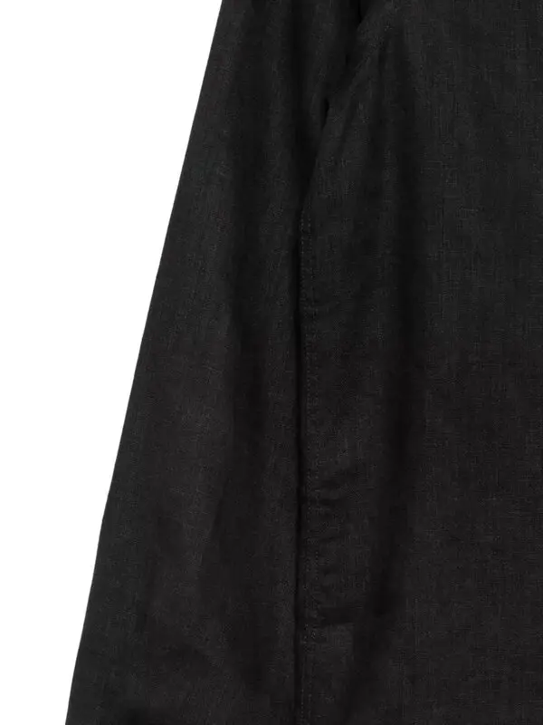AURELIEN Seaside Long-sleeve Shirt - Black