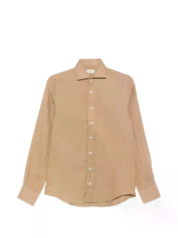 AURELIEN Seaside Long-sleeve Shirt - Neutrals
