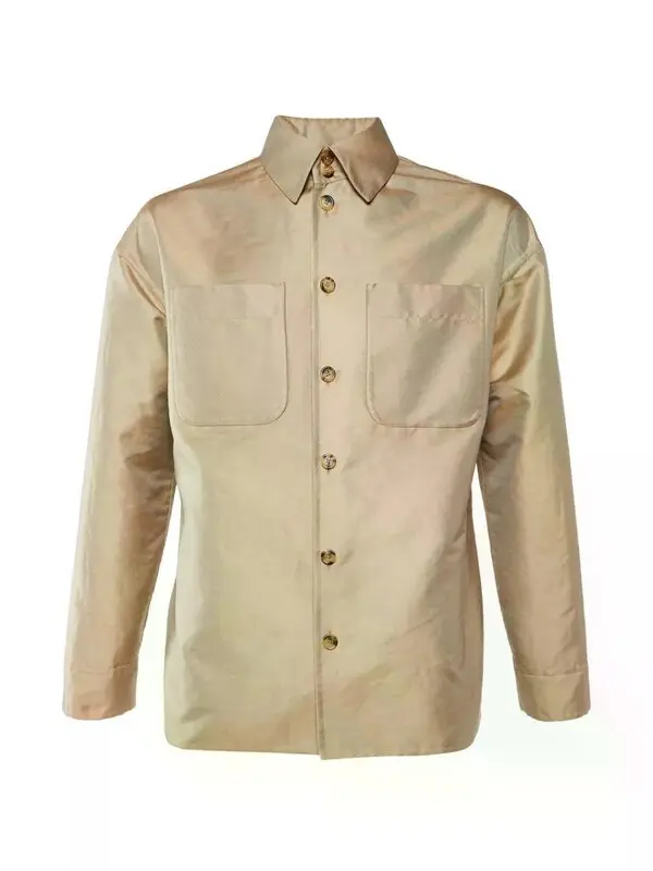 Fendi Ff-lining Shirt Jacket - Neutrals