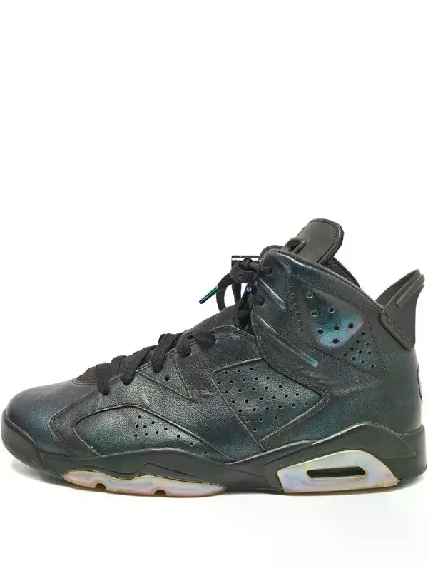 JORDAN Air 1 Iridescent-effect Sneakers - Blue