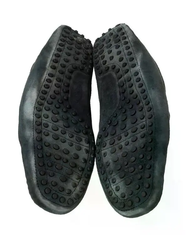 TOD'S Braided Suede Loafers